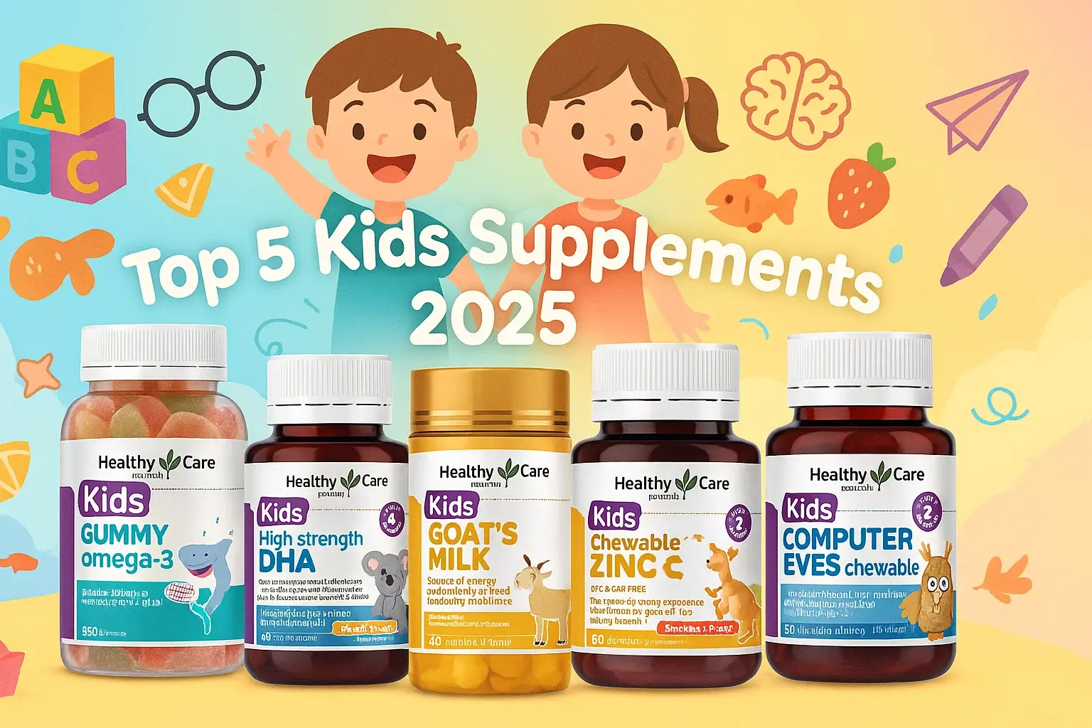 Top 5 Best Kids Supplements in BD – Growth, Brain & Immunity | 2025