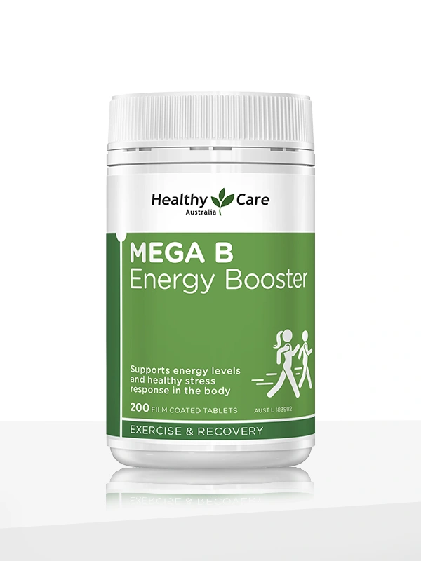 Healthy Care Mega B Energy Booster 200 Tablets – Vitamin B Complex