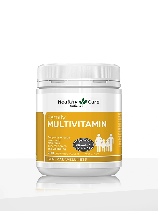 Healthy Care Family Multivitamin 200 Tabs – Daily Health for All Ages