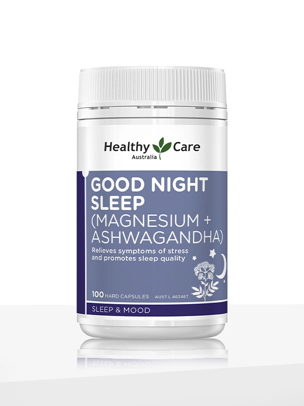 Healthy Care Good Night Sleep Magnesium + Ashwagandha – 100 Capsules